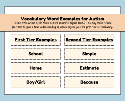The Vocabulary Challenges for Children with Autism