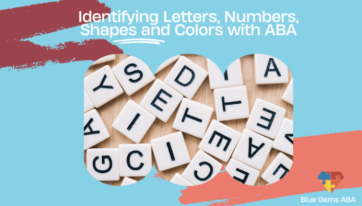 Identifying Letters, Numbers, Shapes and Colors with ABA