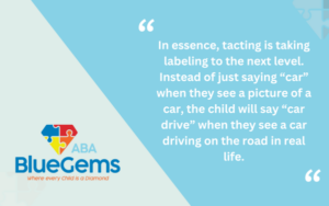 Labeling Objects and People (Tacting)